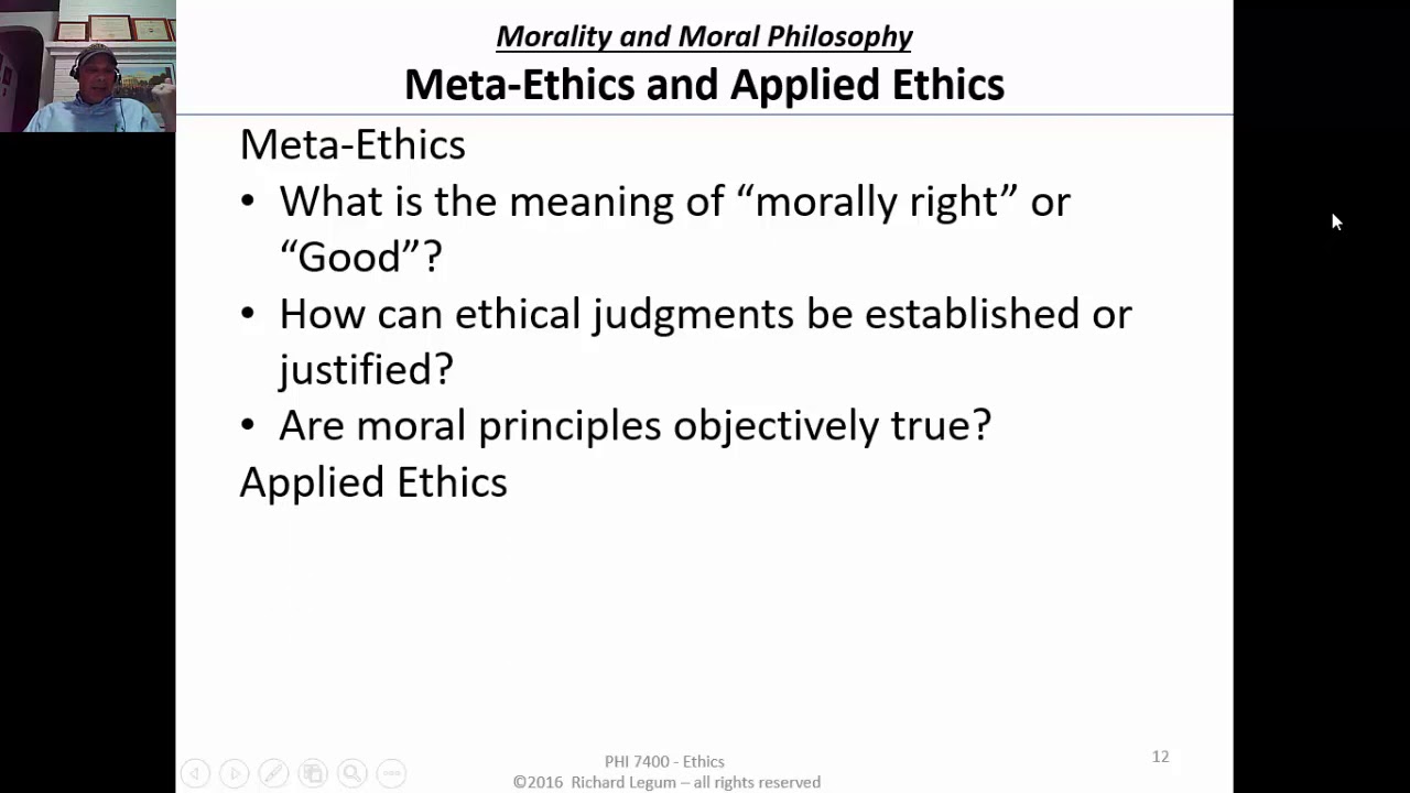 2b8 Moral Philosophy Metaethics Applied Ethics - YouTube