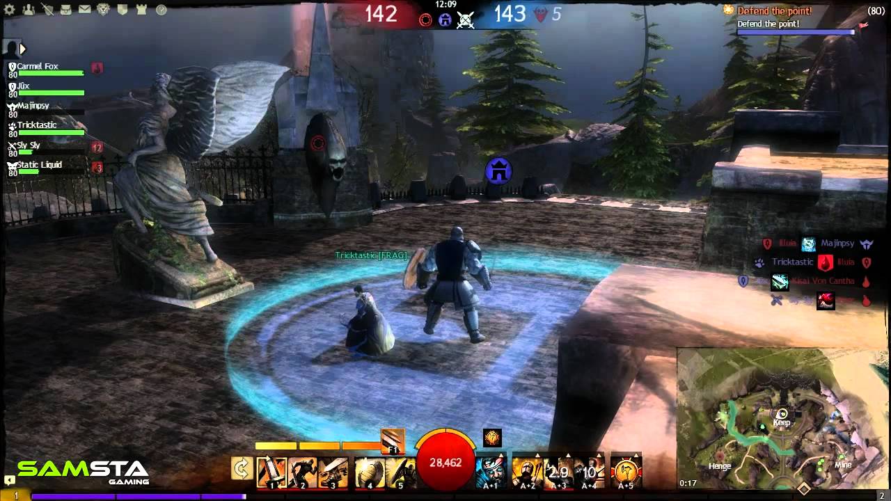 Guild Wars 2 - Warrior PvP (Sword and Shield) - YouTube