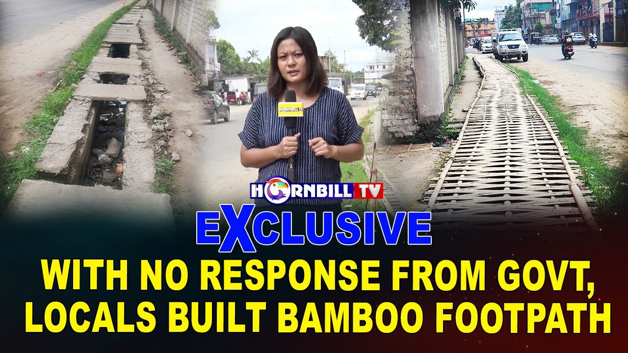 EXCLUSIVE | LOCALS BUILD BAMBOO FOOT-PATH AT DUNCAN BOSTI - YouTube