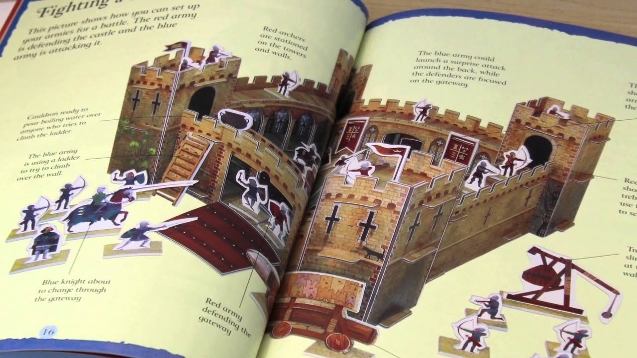 Usborne Slot-Together Castle and Book - YouTube