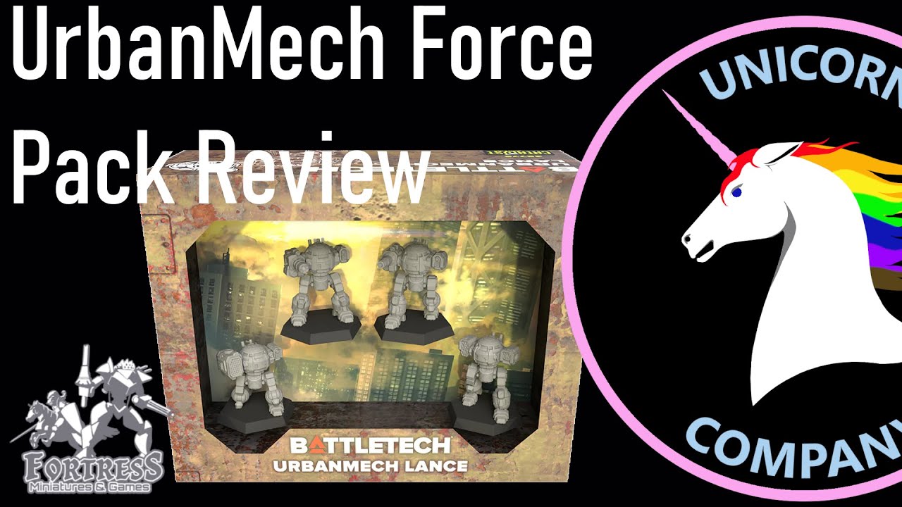 BattleTech UrbanMech Force Pack Review - YouTube