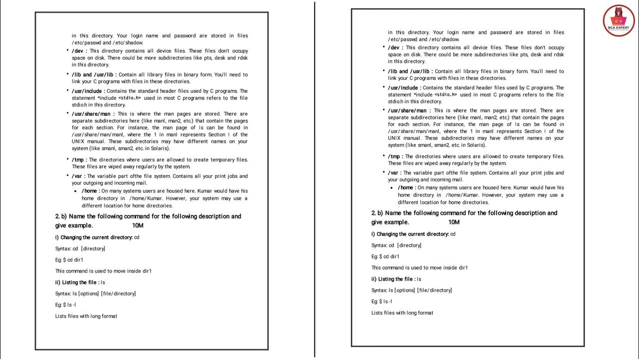 UNIX 2019 question paper solved UNIX MOST IMPORTANT QUESTIONS | KUD | previous year question ...