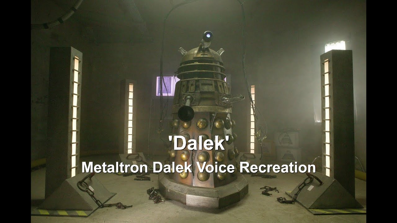 Doctor Who | 'Dalek' Metaltron Voice Recreation (AUDIO ONLY) - YouTube