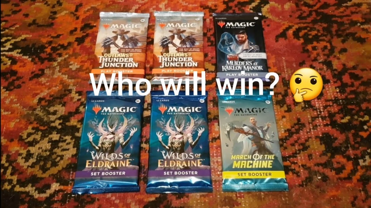 Magic the Gathering Pack Battle! - Set Boosters vs Play Boosters - YouTube