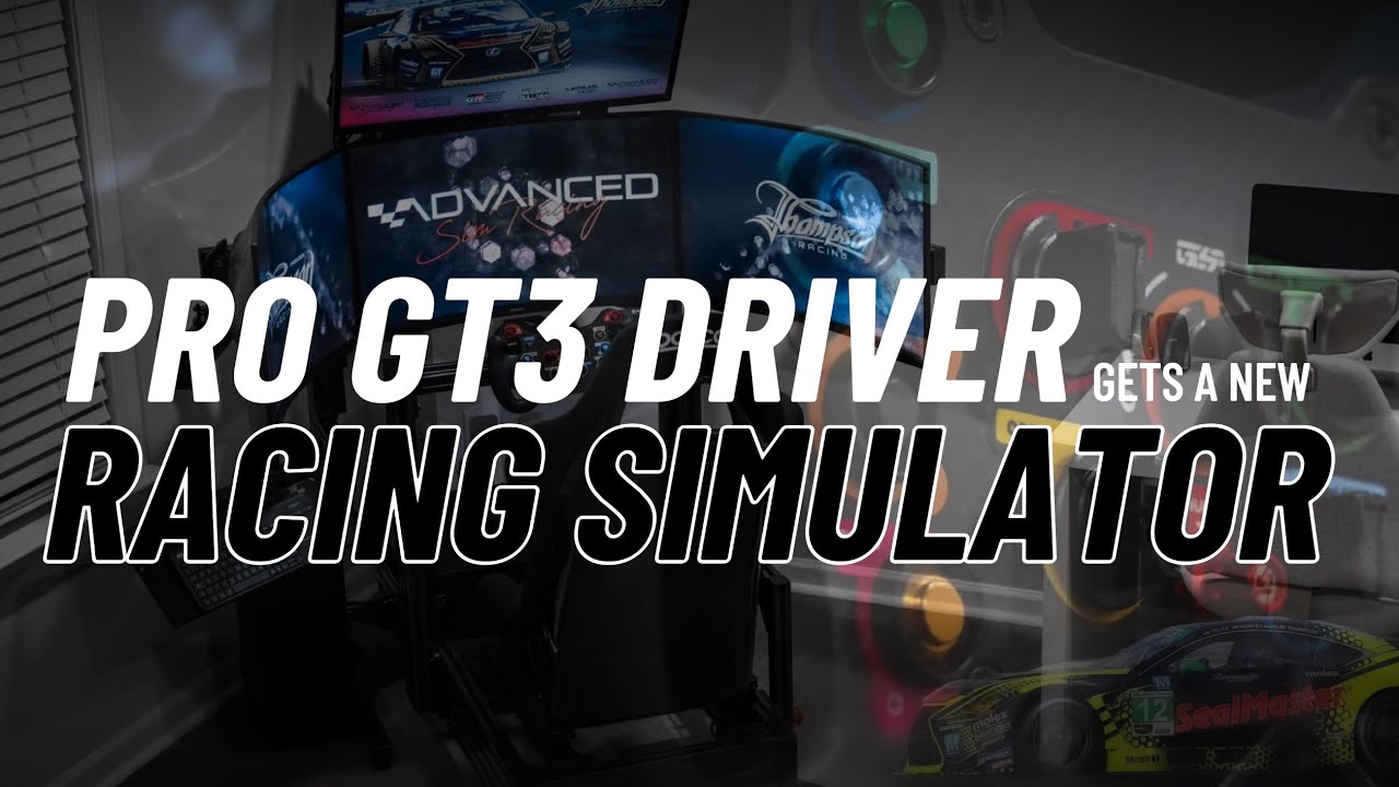 PRO GT3 Driver gets a new Racing Simulator - YouTube