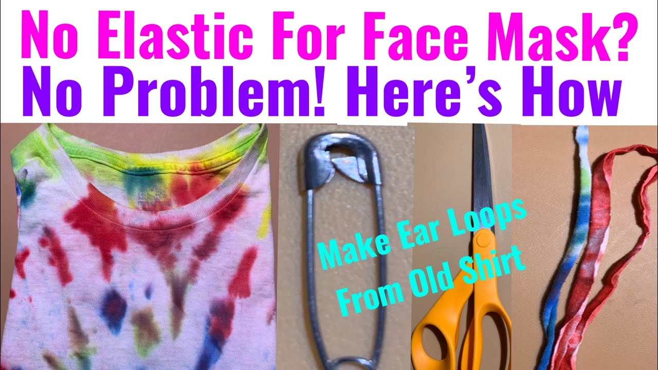 25 )Elastic for face mask DIY- how to make ear loops for face mask ...