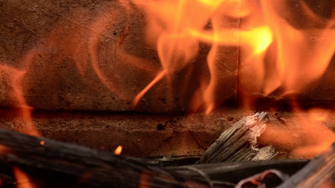 Coals and fire. hd footage close up. - YouTube