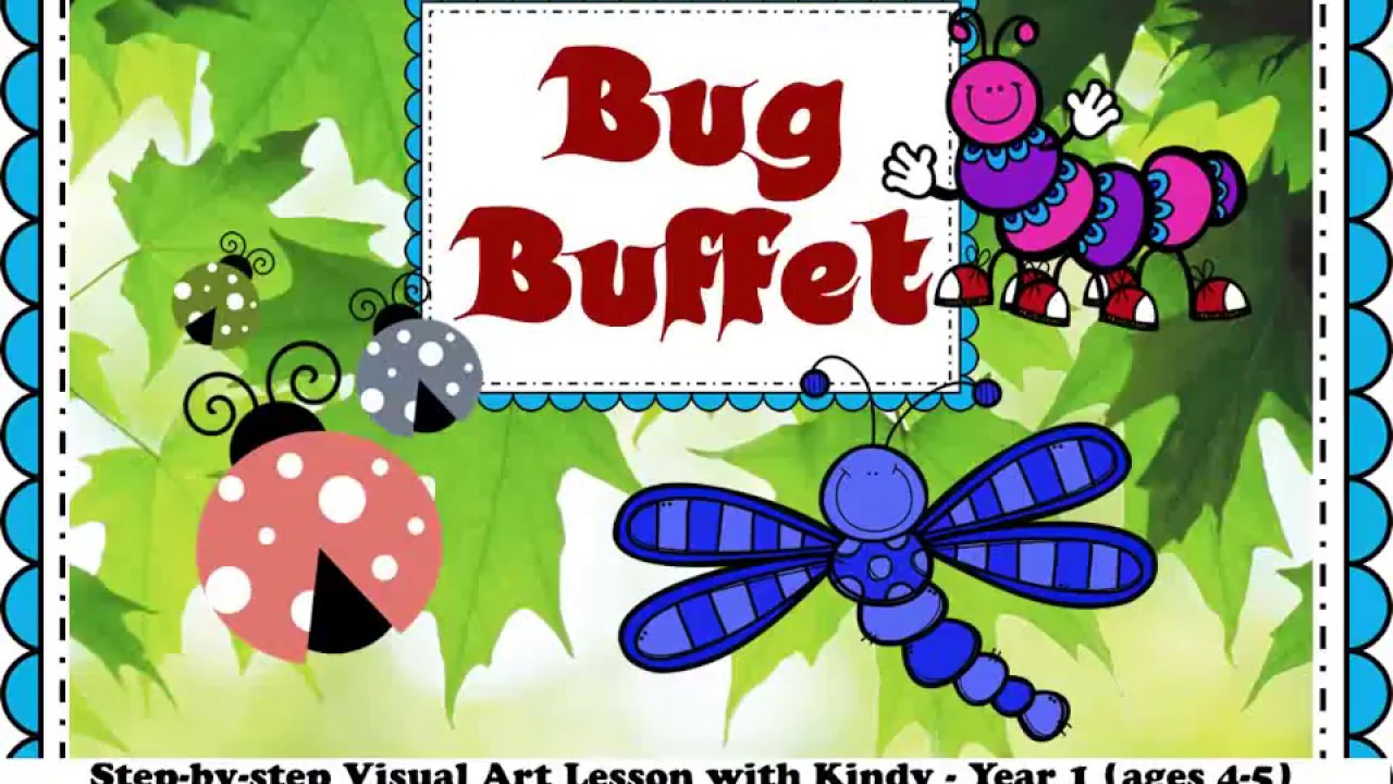 Bug Buffet - a 1 min Promo for Guided Art Lesson Plan - YouTube