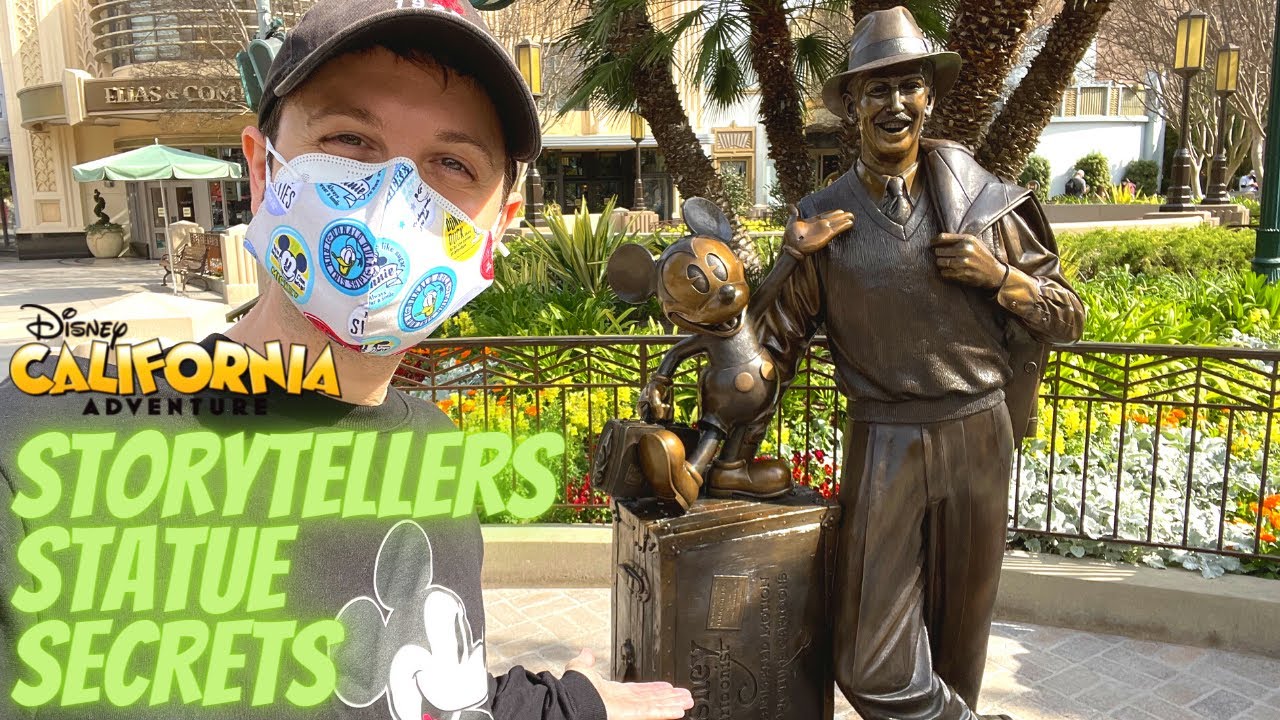 Storytellers Statue in Disney California Adventure Hidden Secrets ...