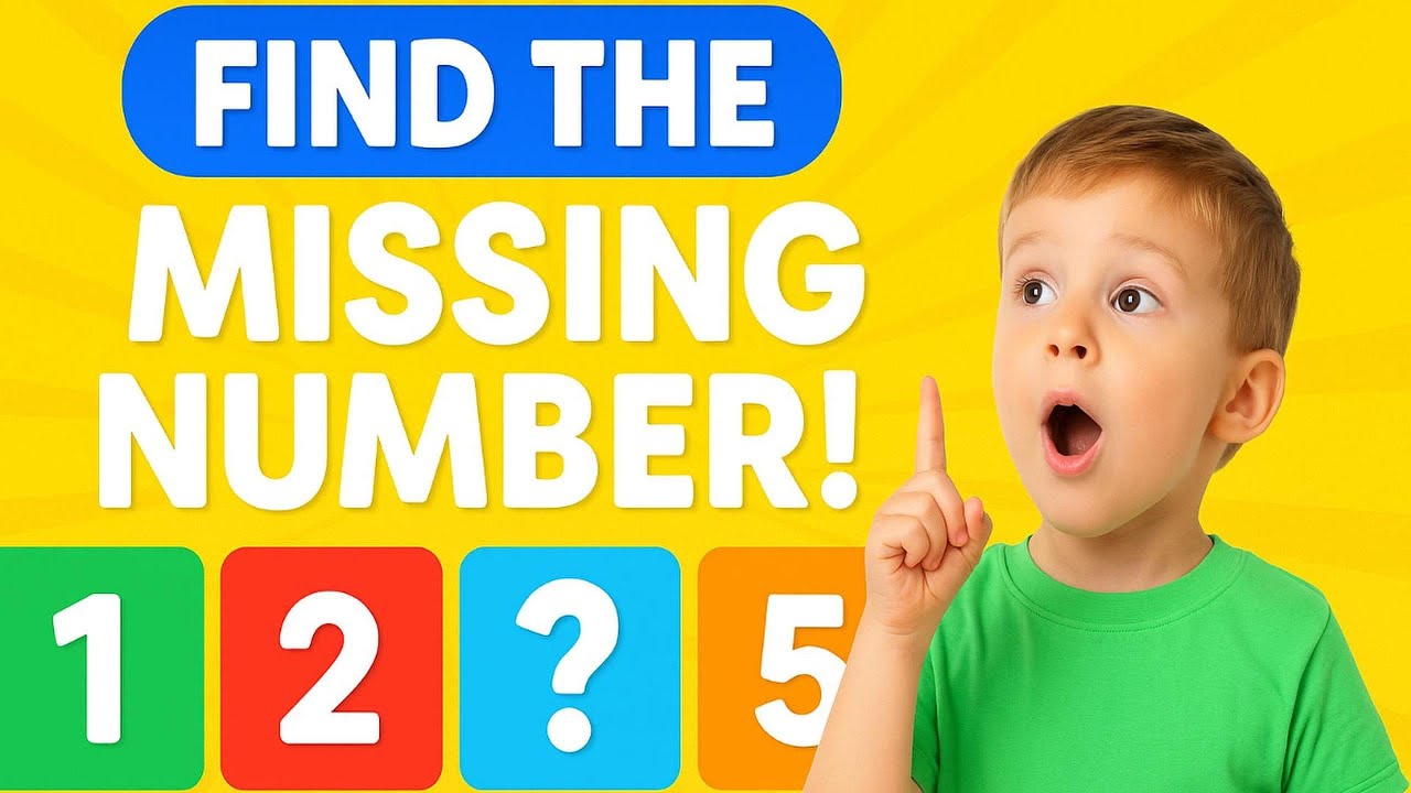 Find the Missing Number! | Fun Educational games | Backward Counting ...