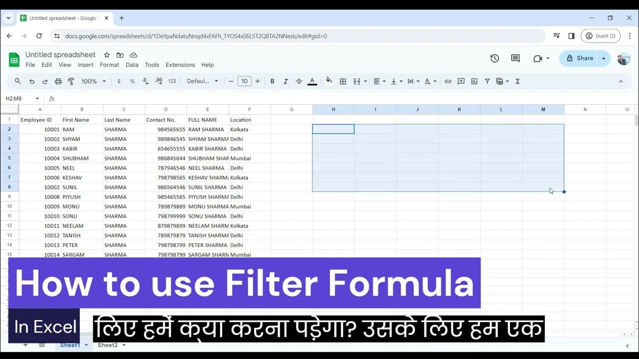 How to use Filter in excel in proper way | Filter formula | Auto Filter |Advanced Filter - YouTube