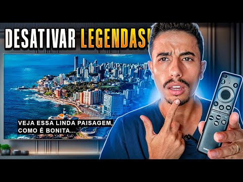 Como DESATIVAR LEGENDAS na SMART TV SAMSUNG!