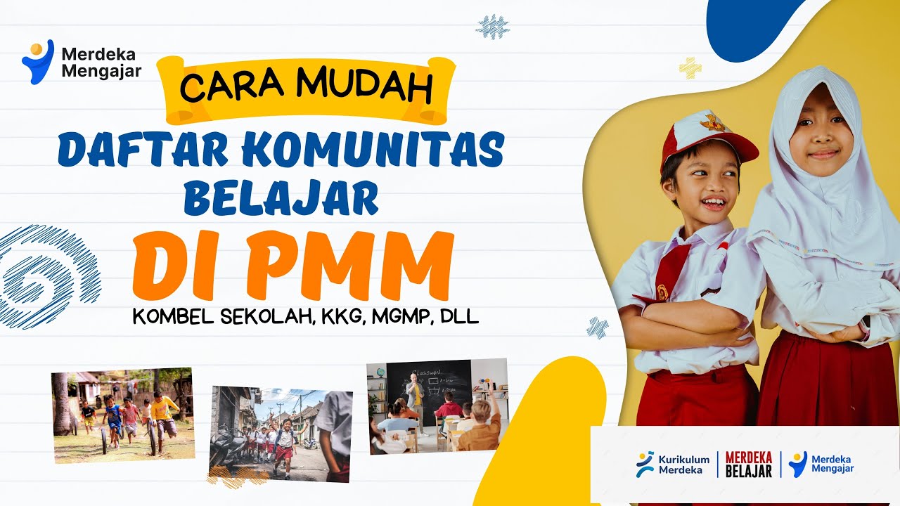 CARA MUDAH DAN PRAKTIS DAFTAR KOMUNITAS BELAJAR (KOMBEL) DI PMM - YouTube