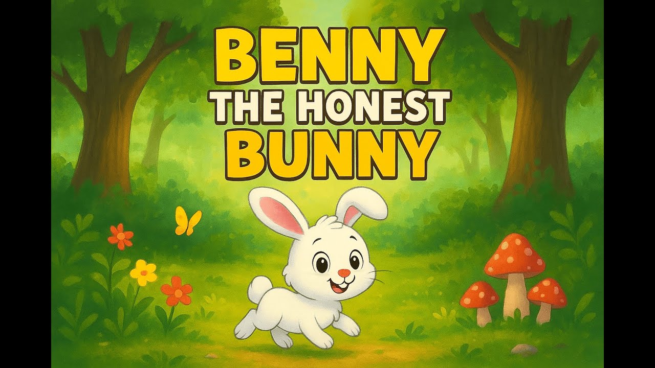 Benny the Honest Bunny | Moral Story for Kids | Honesty is the Best ...