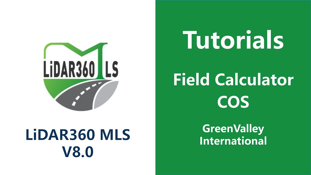 Field Calculator | COS - LiDAR Software Tutorial - YouTube