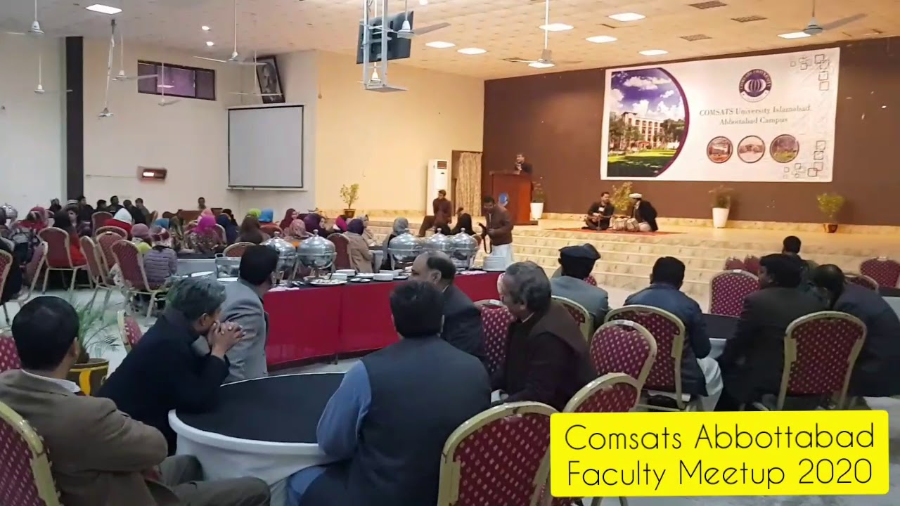 Comsats Abbottabad Faculty Meetup 2020 - YouTube