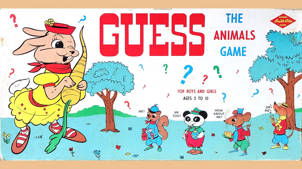 Board Game Archaeology #107 Guess the Animal Game by Warren Built-Rite ...