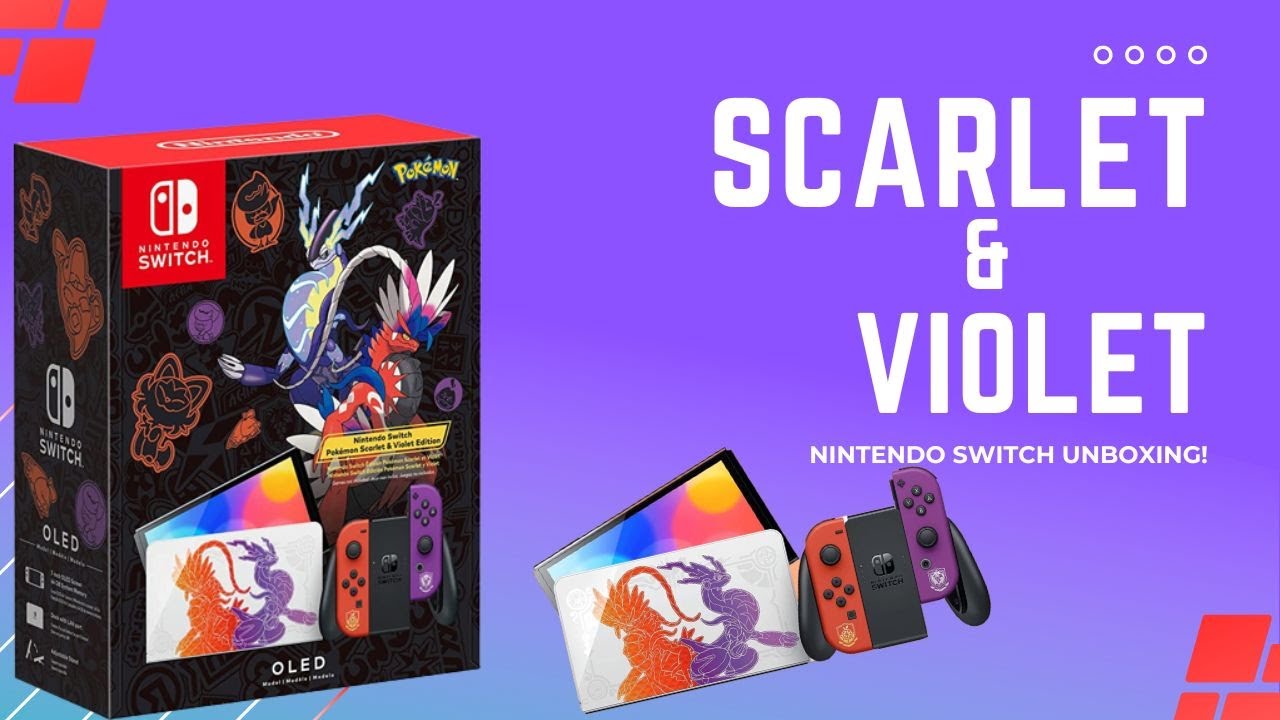 Pokemon Scarlet & Violet OLED Switch Unboxing! - YouTube