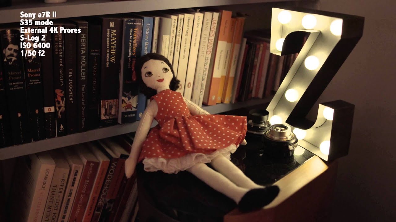 Sony a7RII S35 vs a7S full frame low light 4K video test - YouTube
