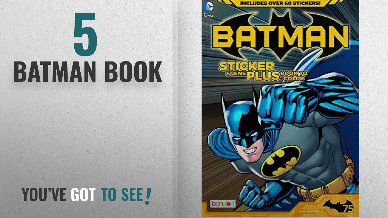 Top 10 Batman Book [2018]: Bendon Publishing Batman Sticker Scene Plus ...