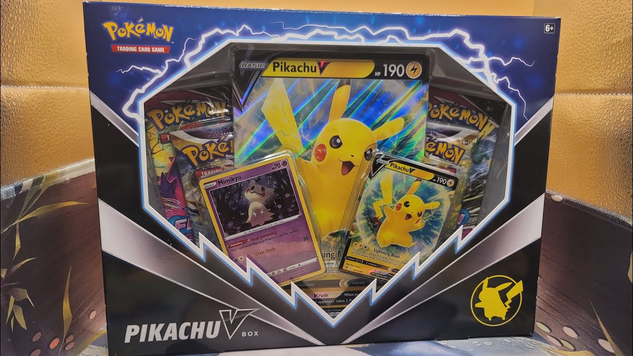 Pikachu V Box Opening. - YouTube