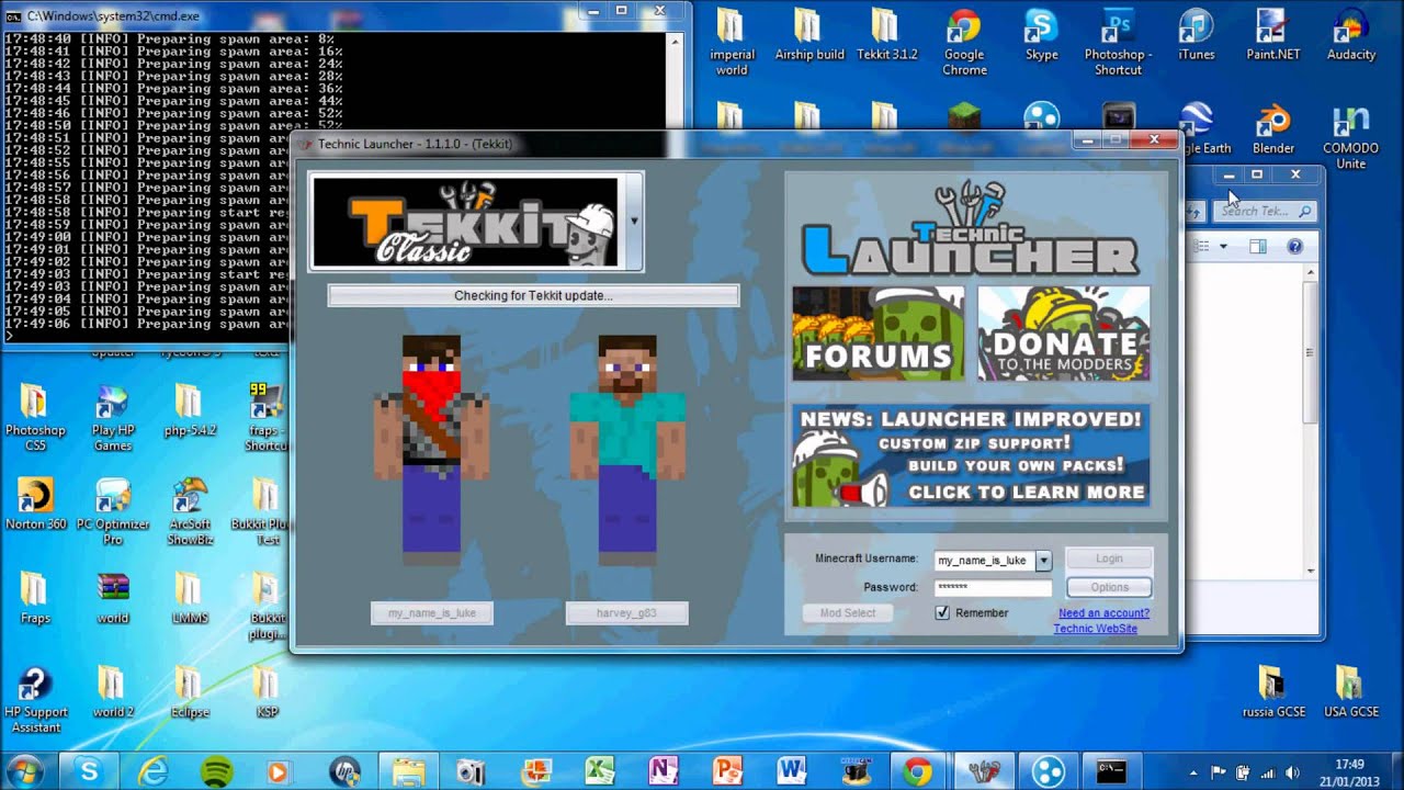 How to make a Tekkit 3.1.3 Server - YouTube