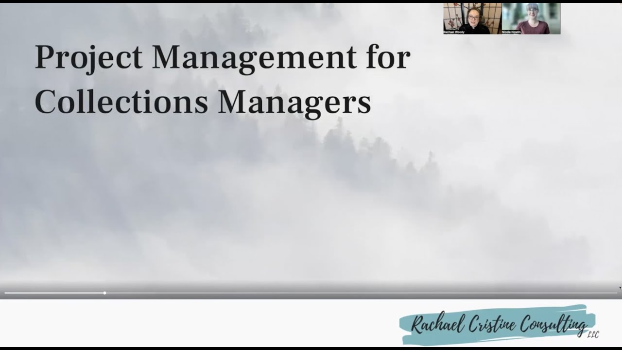 Project Management for Collections Managers - YouTube