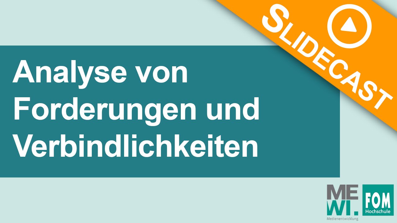 Analyse von Forderungen und Verbindlichkeiten | Slidecast - YouTube