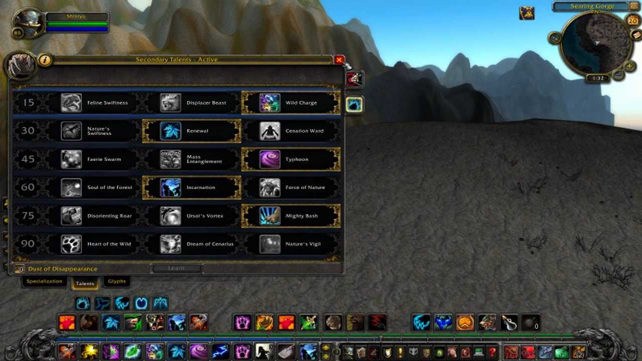 UoG: Mists of Pandaria Beta Druid talent analysing for feral and ...