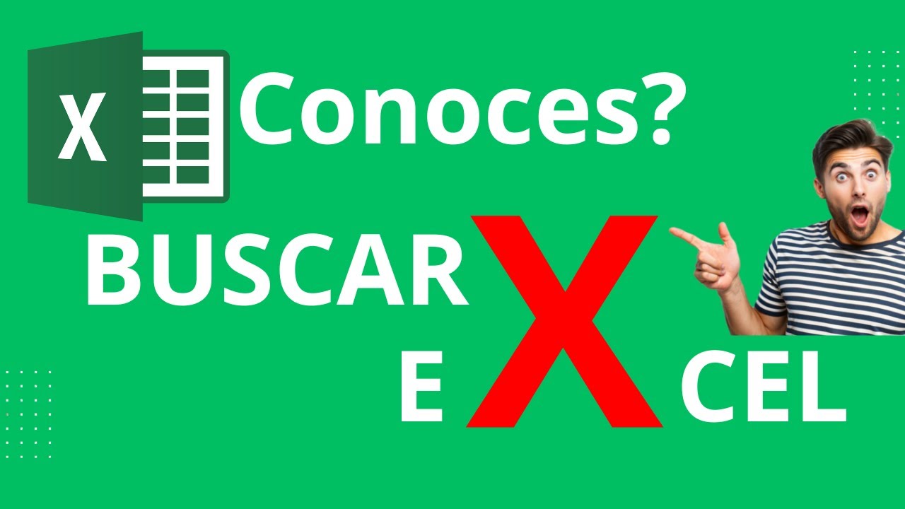 Conoce la Nueva función de búsqueda BUSCARX en Excel. - YouTube