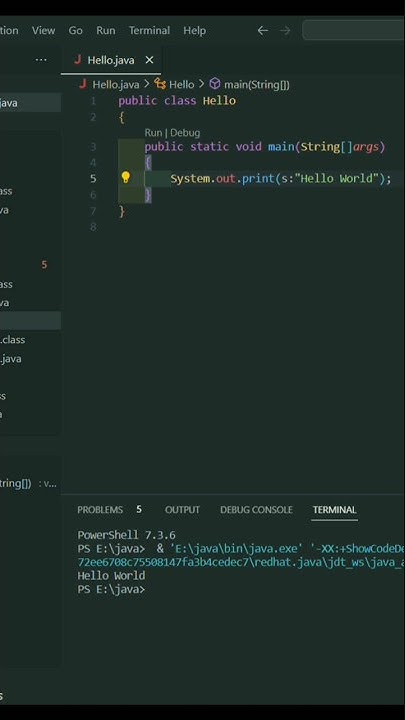 Java Programming Hello World Program #javaprogramming #helloworld - Youtube