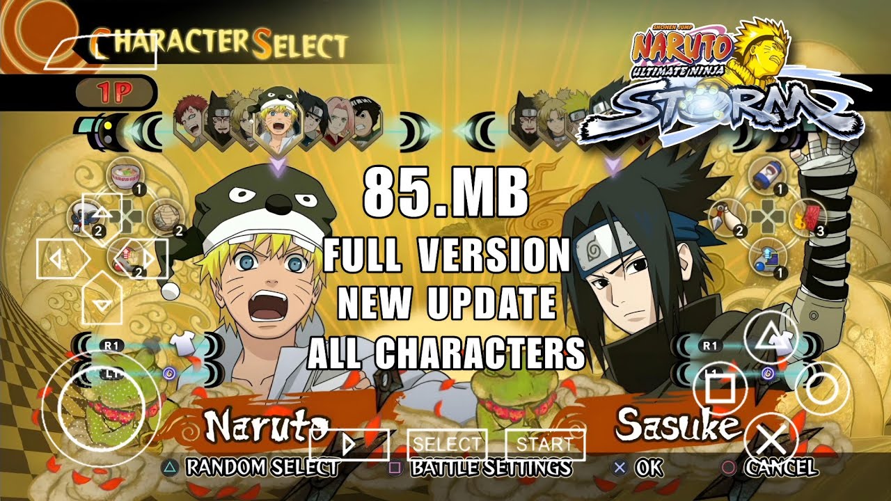 NARUTO Ultimate Ninja STORM 1 PPSSPP Android Offline Mod Naruto Heroes ...