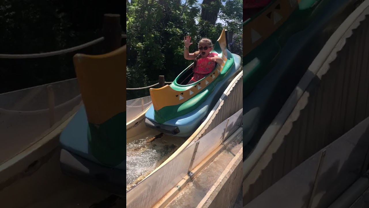 PortAventura - Mini Log Flume 2 - YouTube