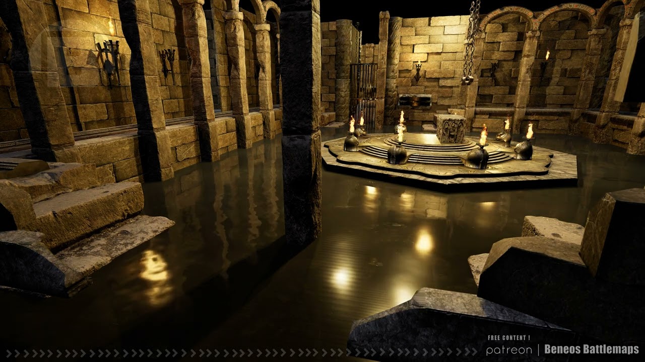 Death House B2 Ritual Chamber One Must Die | Scenery Demo | Curse of ...