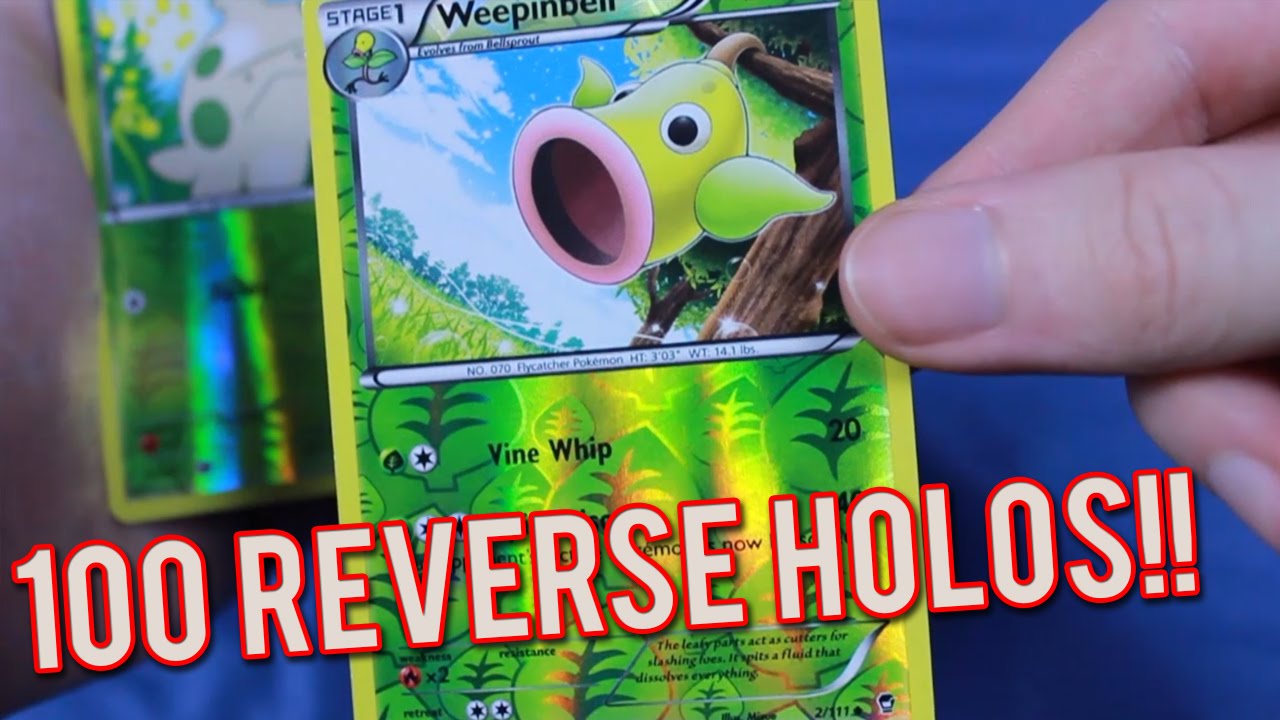 Pokemon Cards 100 Reverse Holo Lot YouTube