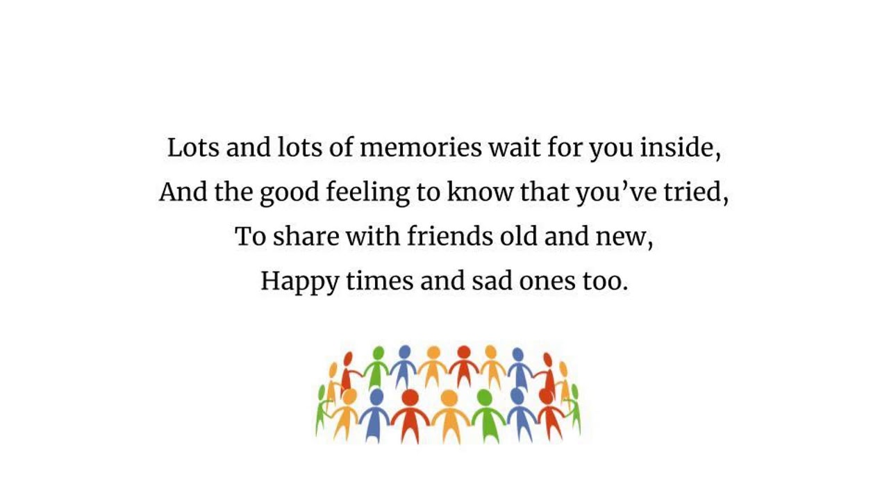 The Circle of Friends Song with Lyrics - YouTube