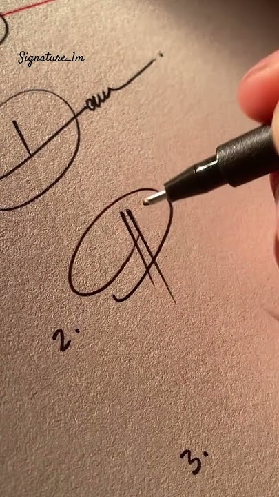 How to sign the letter D?♥️ - YouTube
