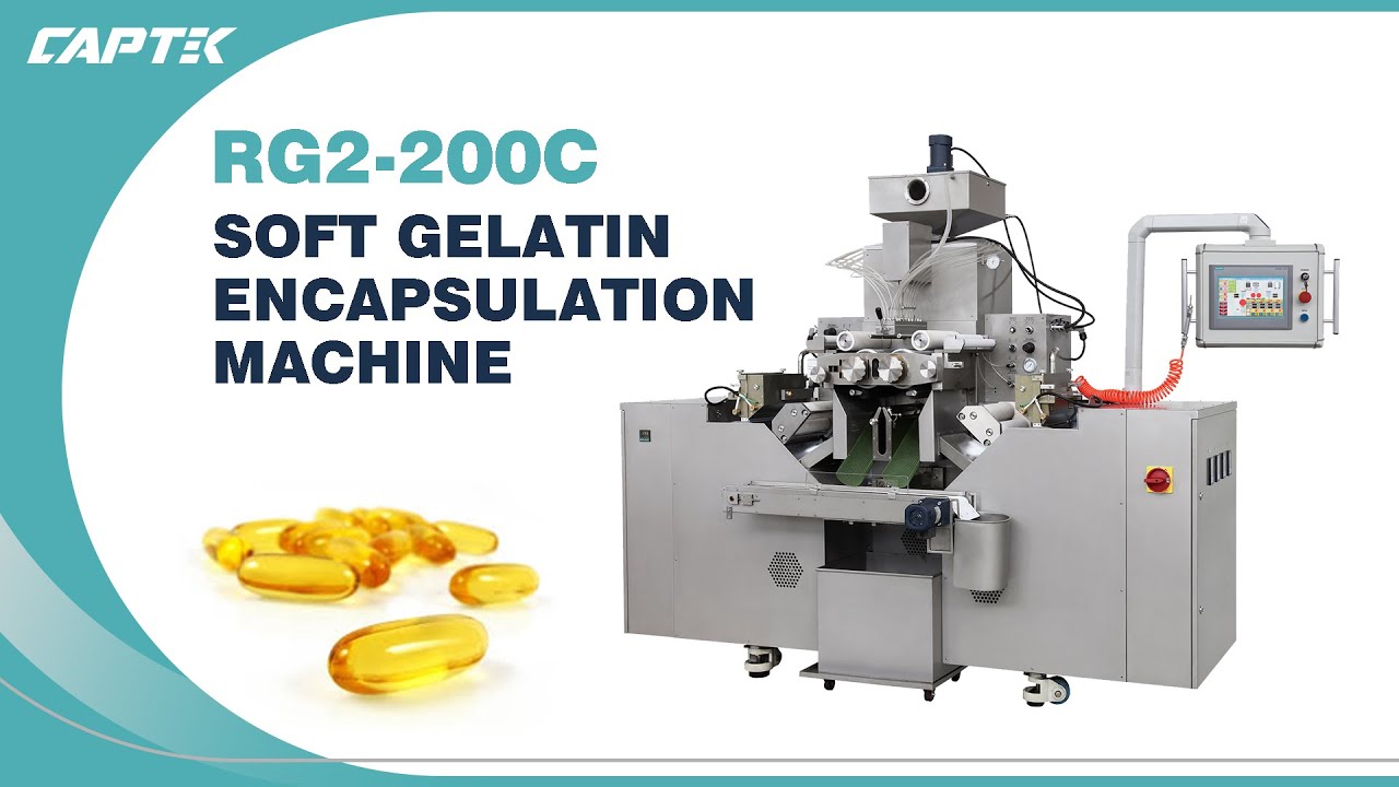 Soft Gelatin Encapsulation Production Line | RG2-200C | Oval, Round ...
