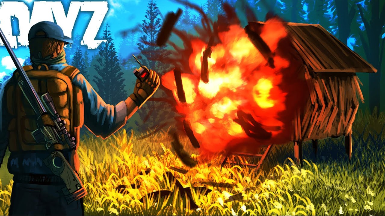 How We Built a Base in a Hunting Stand - DayZ Movie - YouTube