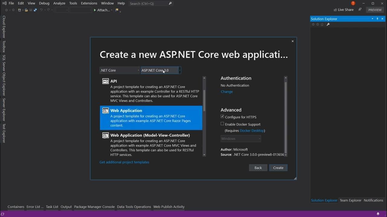 10 - ASP.NET Core Razor Pages Project Type - YouTube