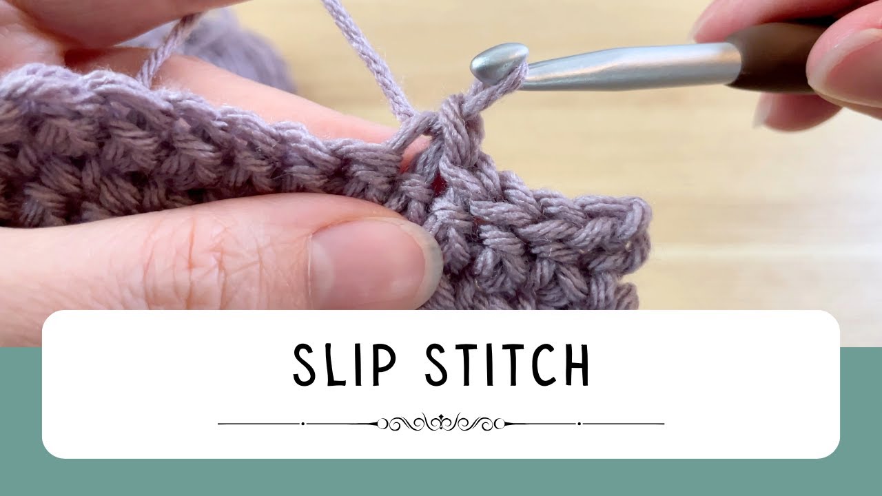 How to Slip Stitch | Crochet for Beginners - YouTube