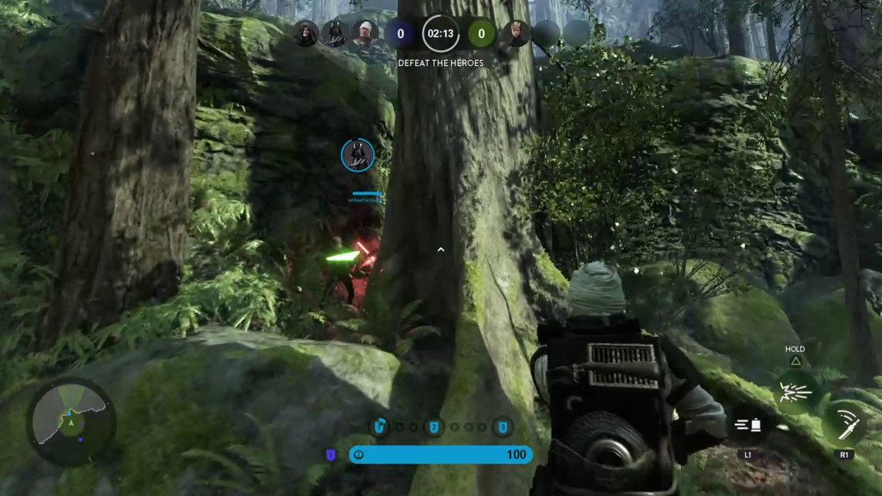 STAR WARS Battlefront Luke Rush - YouTube