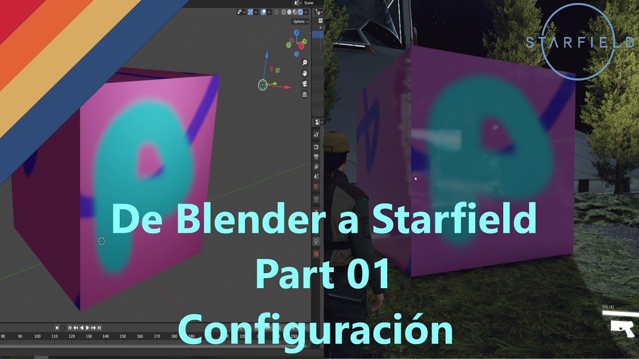 Tutorial Creation kit de Blender a Starfield Pc Part 01 Configuración # ...