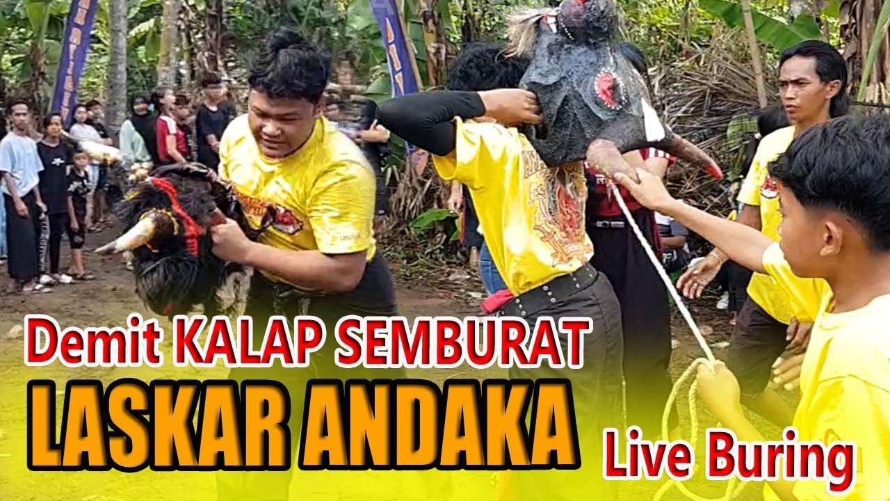 Bantengan LASKAR ANDAKA Mberot Kalapan Gayeng Live KH Malik3 - YouTube