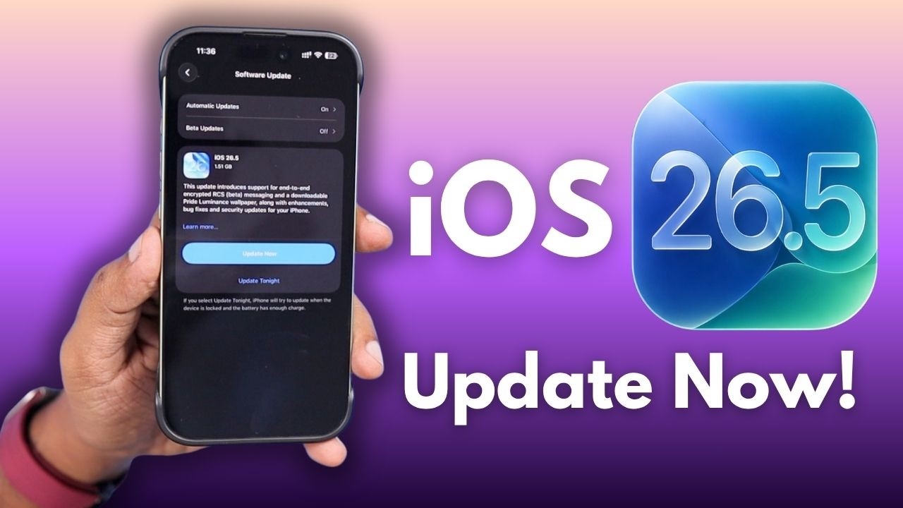 iOS 26.5 Update 🔥 New Changes | Battery Health & Performance - YouTube