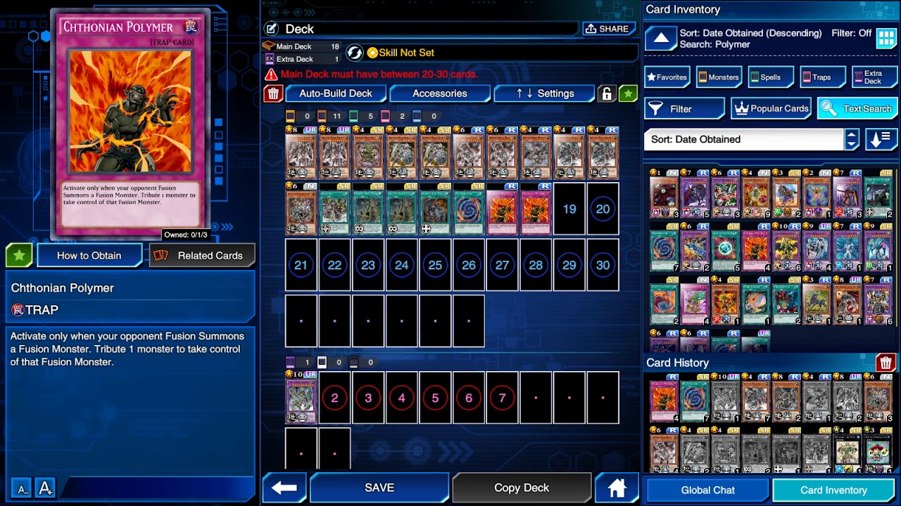 Yu-Gi-Oh! Duel Links | Building A New Deck For Officer Tetsu Trudge ...