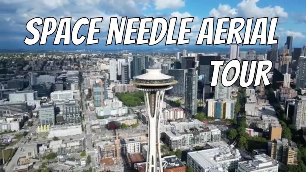 Seattle Skyline Tour - Aerial 4K - 360 Degree View - Drone Footage ...