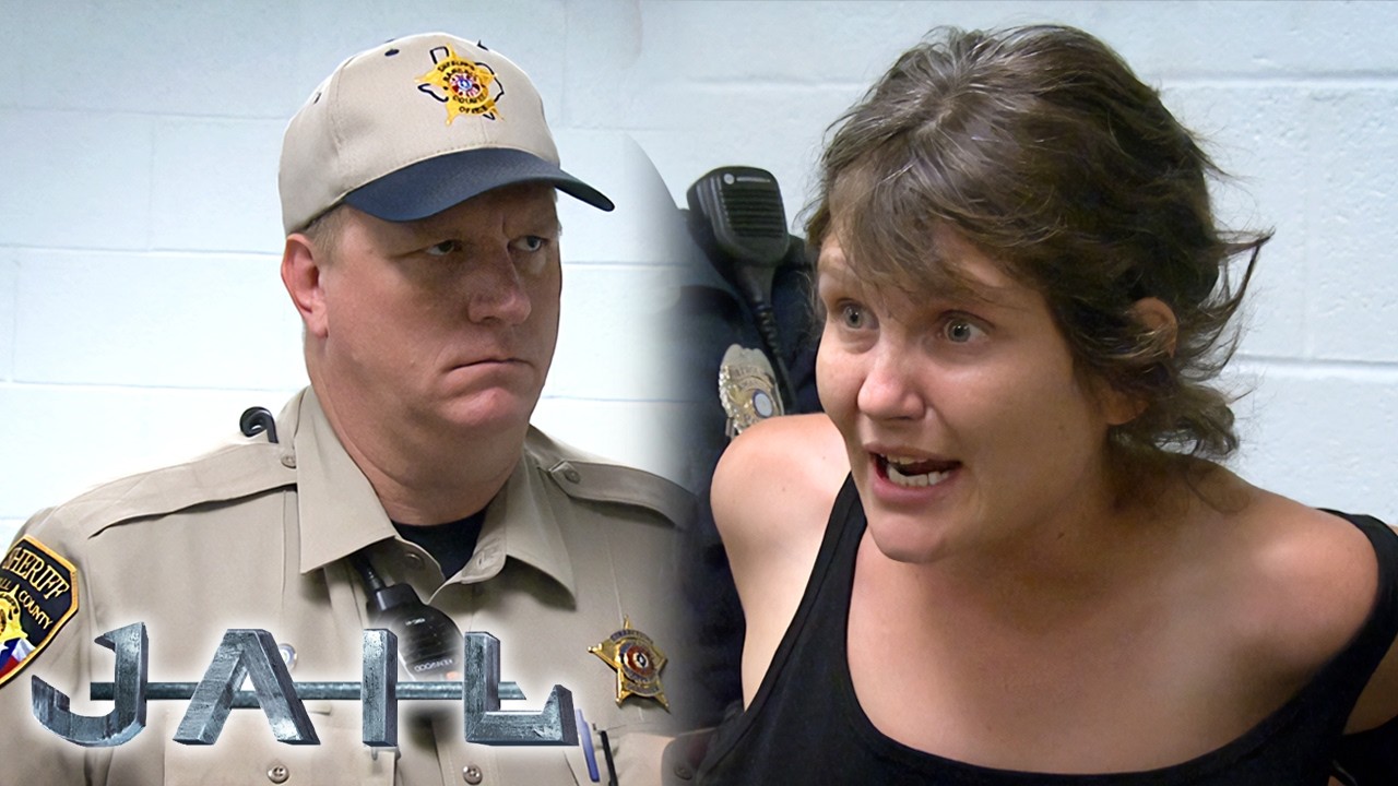 Belligerent Woman Slips Her Cuffs | JAIL TV Show - YouTube