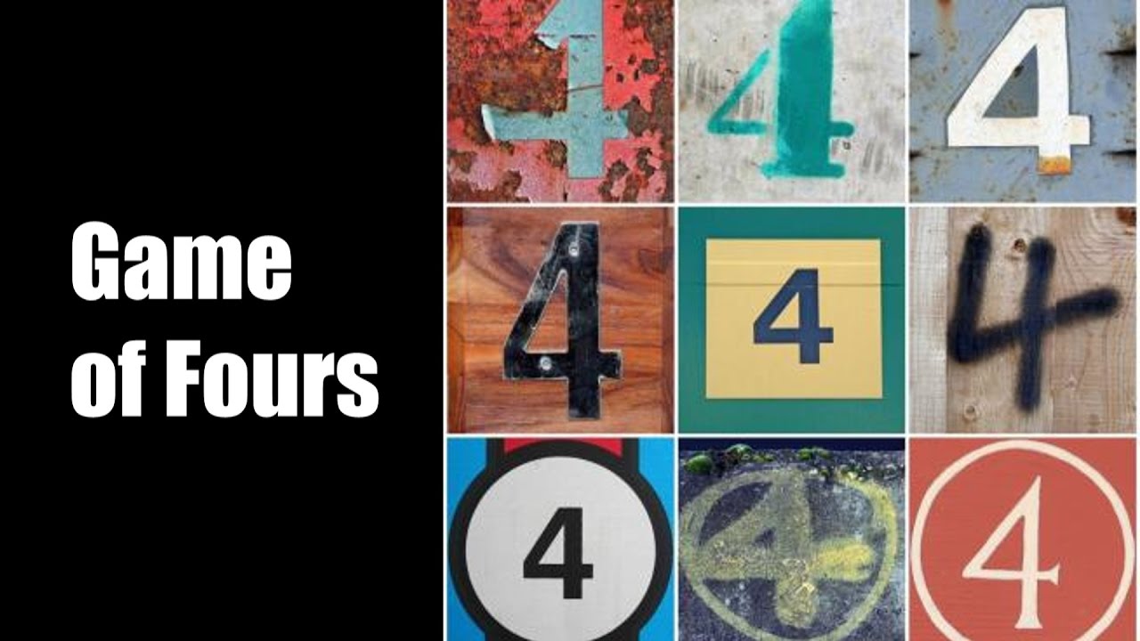 317. GAME OF FOURS - YouTube