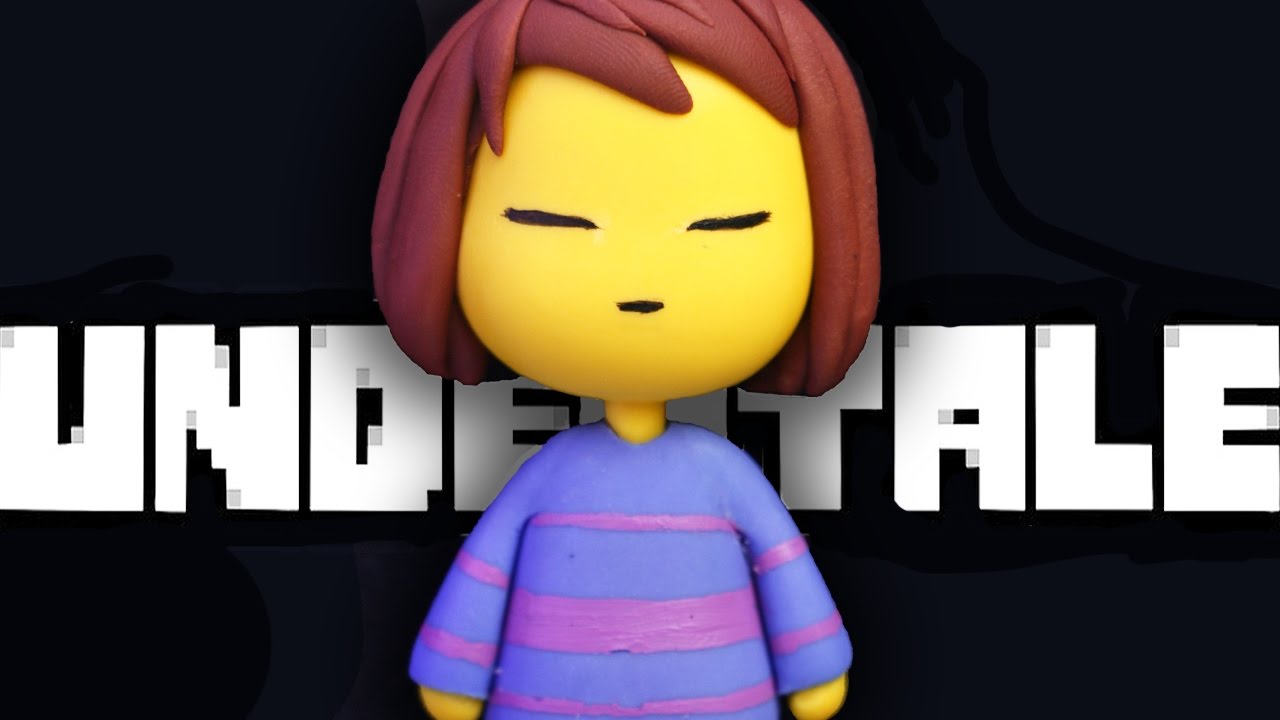 FRISK | UNDERTALE "TUTORIAL" POLYMER CLAY COLD PORCELAIN - YouTube